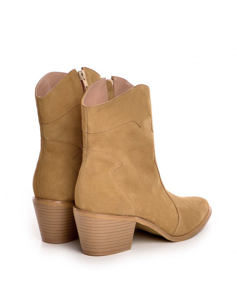 Ciocate dama Piele Naturala Bej Arizona