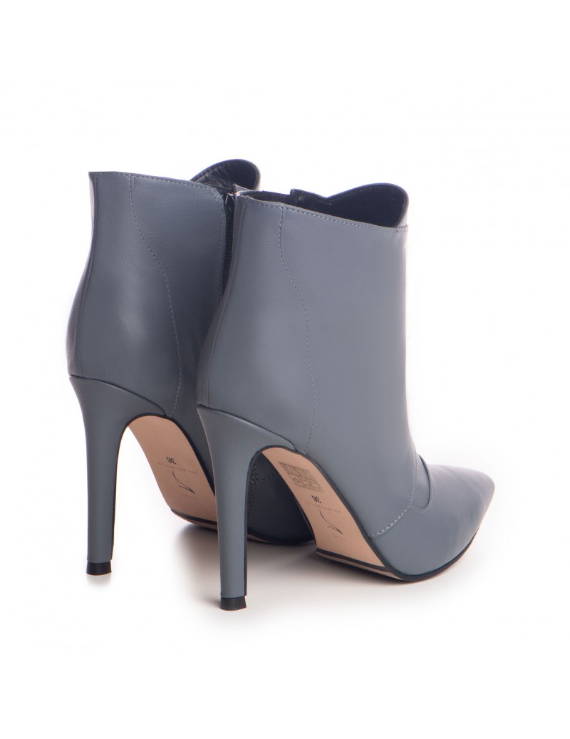 Botine Dama Piele Naturala Gri Fiona