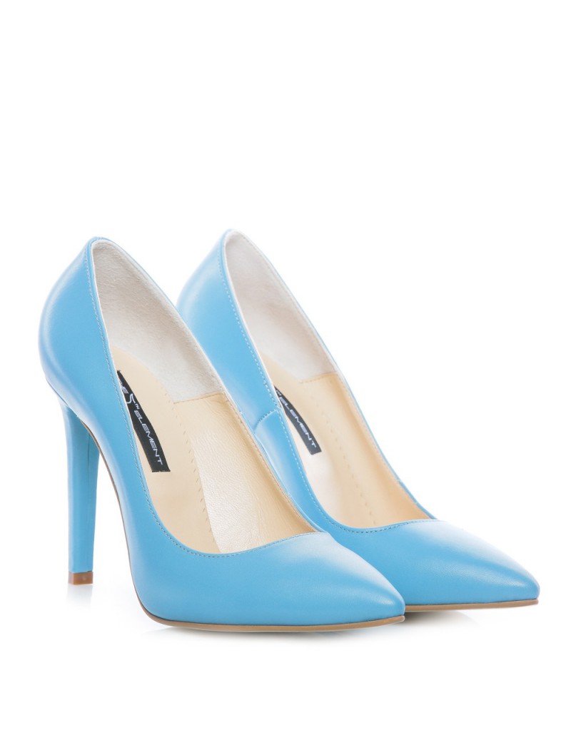 Pantofi piele naturala Bleu Serenity