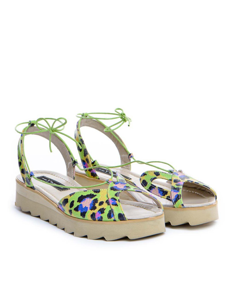 Sandale dama piele fara toc Bunny Wild